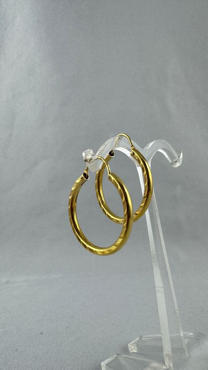 Ohrringe / Creolen in 750 Gold / 18 Karat | Kaufen auf Ricardo