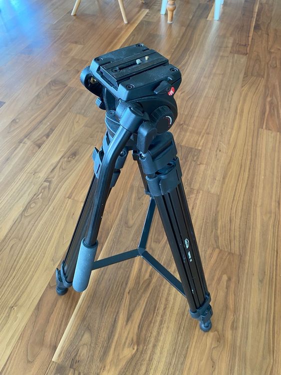 Dreibein-Stativ Triton Tripod XT & Manfrotto Pro Video Head (Gebraucht ...
