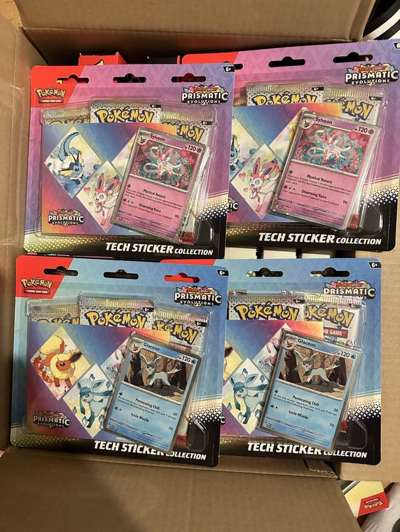 Pokemon Prismatic Evolutions ENG Sticker Collections AB 1 FR | Kaufen ...