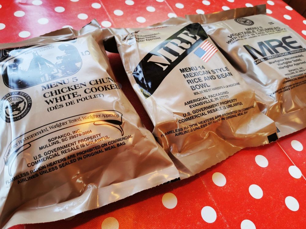 Original US Army Ration MRE 3 Stück! Insp. 2024/25 (Neu und ...