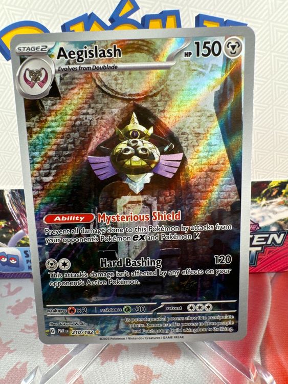 Pokemon Aegislash Alt Art AR Paradox Rift | Kaufen auf Ricardo