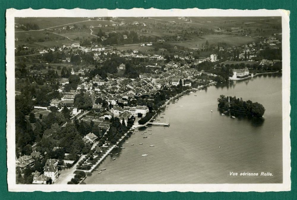 Rolle, Vue aérienne, 1946 (Gebraucht) in Sargans für CHF 1 – mit Lieferung auf Ricardo kaufen