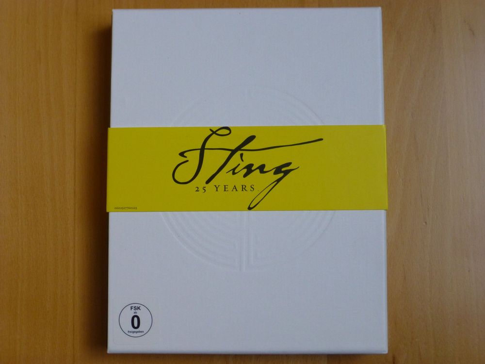 Sting 25 Years, 3 CDs, 1 DVD und ein dickes Buch | Kaufen auf Ricardo
