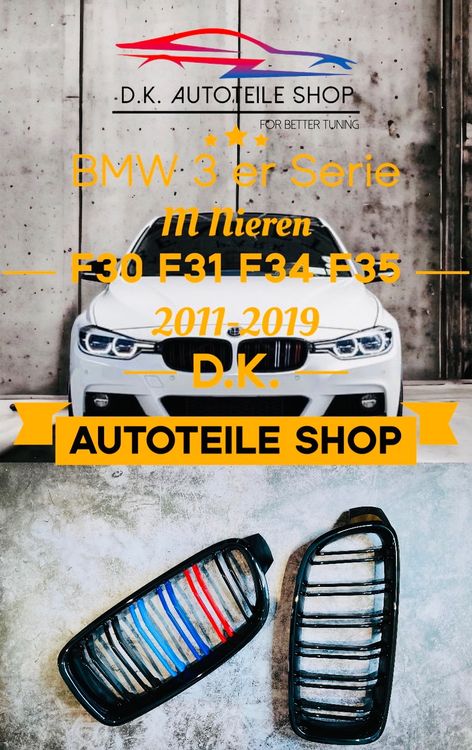 BMW Nieren M Doppelspeichen für 3 er F30 F31 F34 F35 M Color | Acheter sur Ricardo