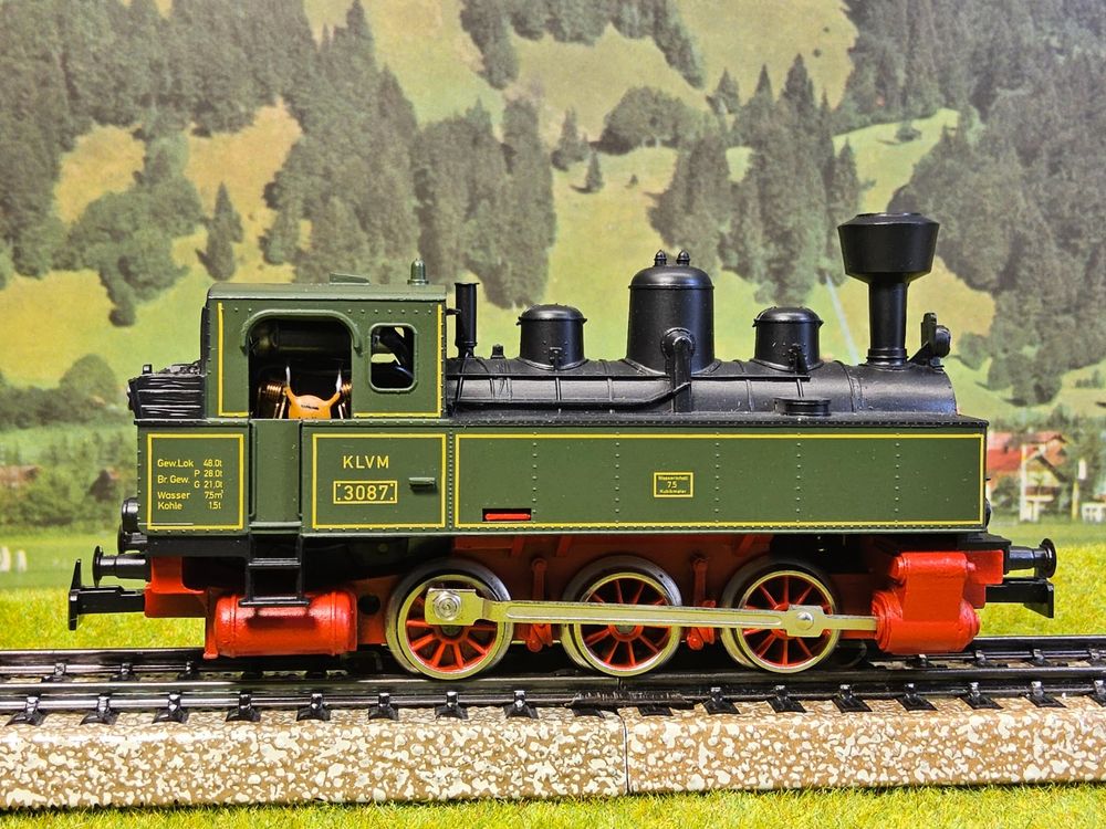 Märklin 3087 _ Dampf Lokomotive __ Länderbahn KLVM _ Spur H0 (Gebraucht ...