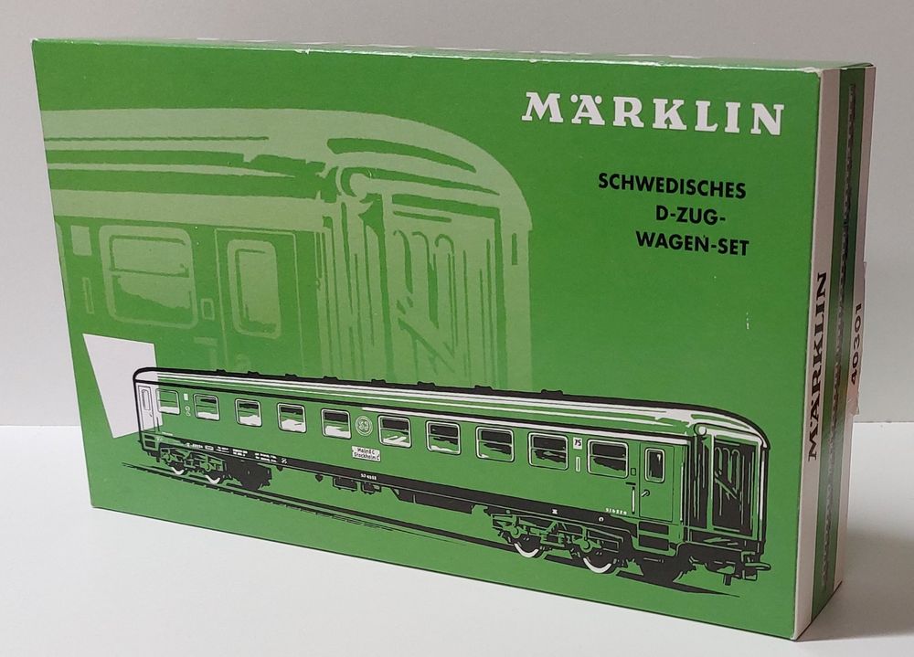 Märklin 40301 - Schwedische D-Zuig-Wagen-Set, neuwertige OVP (Gebraucht ...