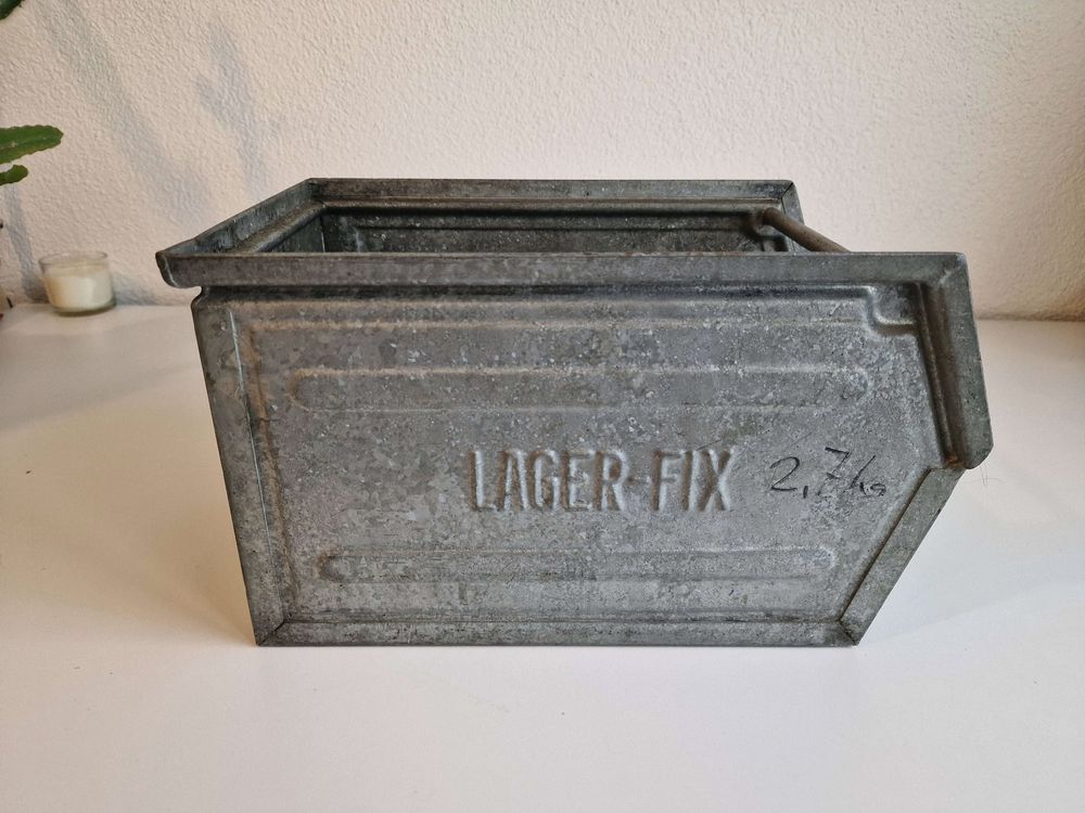 Blechkiste/Lagerkiste/Metallkiste Lager Fix, Schäfer | Kaufen auf Ricardo