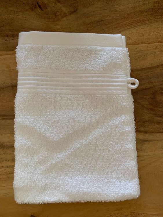 Waschlappen Weiss 100% Baumwolle, Neu | Kaufen auf Ricardo