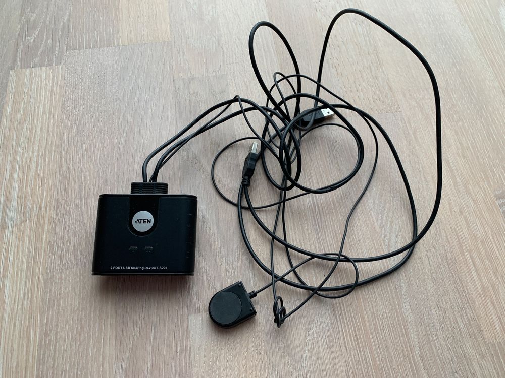 ATEN 2 Port USB Sharing Device US224 mit Draht-Verbedienung | Kaufen ...