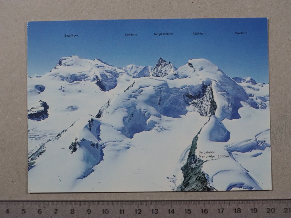 Saas-Tal, Wallis, Viertausender, Berge | Kaufen auf Ricardo