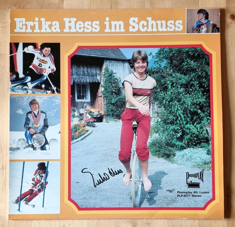LP Erika Hess im Schuss (CH 1984) mint (Neu und originalverpackt) in Luzern für CHF 9 – mit ...