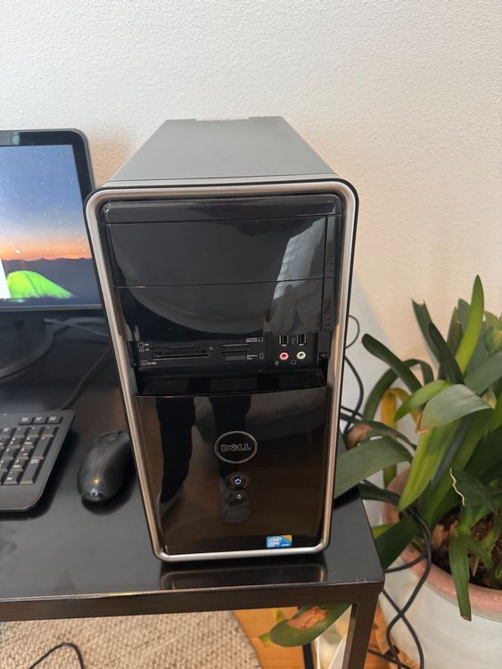 PC Setup mit 2 Bildschirmen, Maus, Tastatur, Boxen von DELL (Gebraucht ...