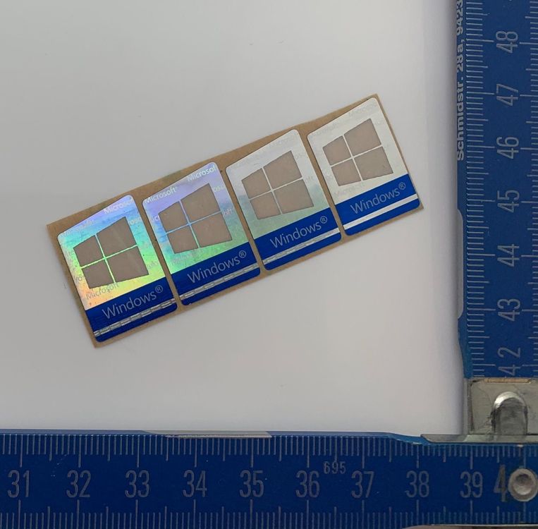 WINDOWS® 7 8 10™ PRO™AUFKLEBER ¦ STICKER | Kaufen auf Ricardo