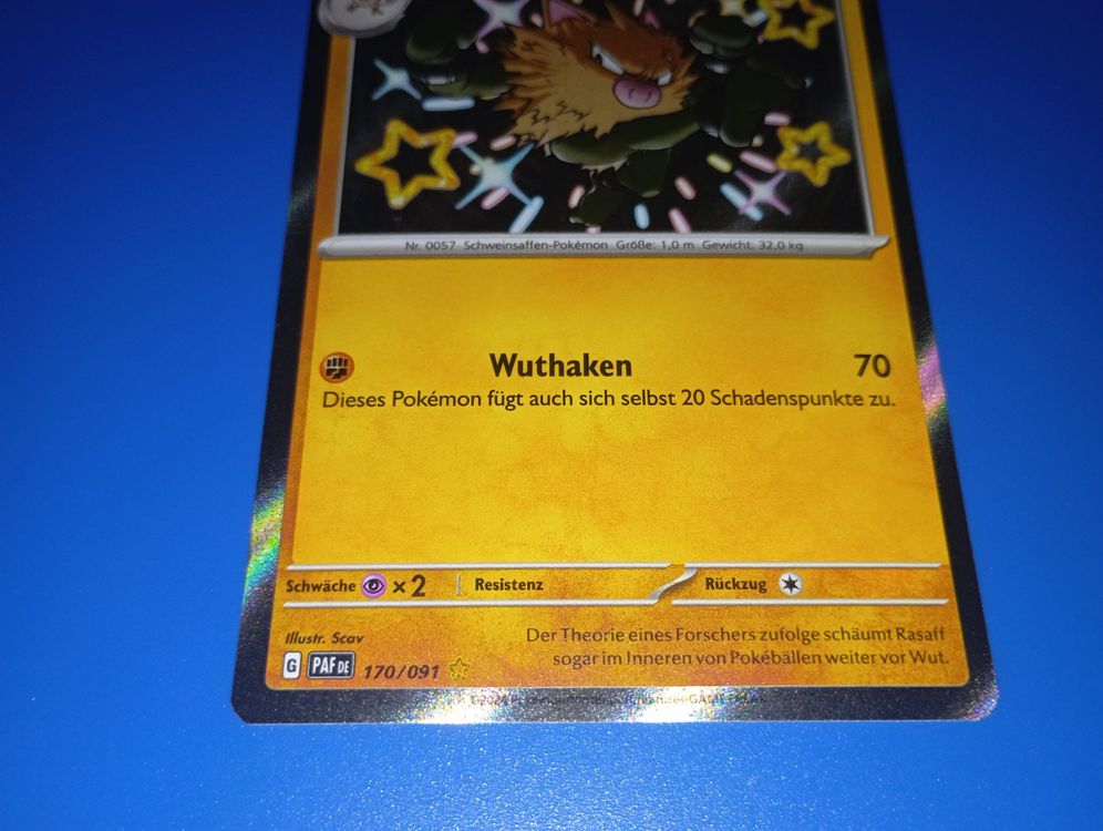 Pokémon Karte Rasaff 170/091💪Shiny Secret Rare🔥Selten/RAR (Neu (gemäss ...