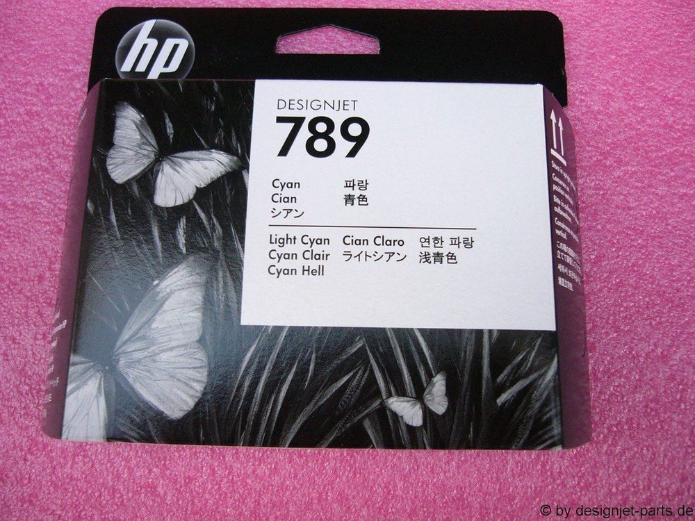 HP DesignJet L25500 Nr. 789 cyan Druckkopf/Printhead, CH613A (Neu und ...
