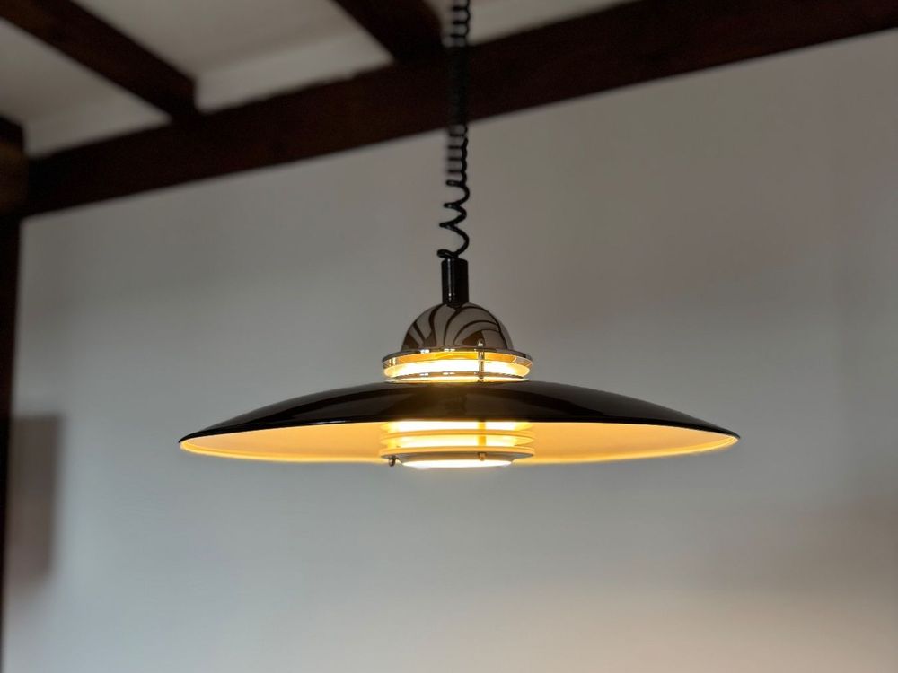 Original 70er/80er Space Age Hängeleuchte – Vintage Ø 50 cm (Gebraucht ...