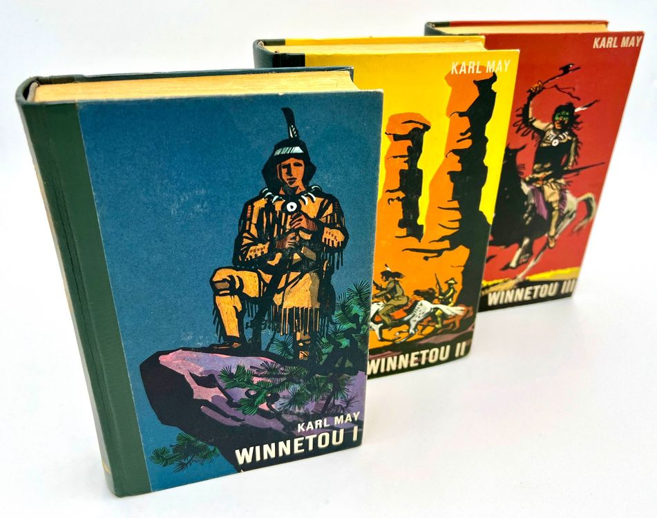 Karl May – Winnetou I bis III – Buch 1963 / 1964, 3 Bände (Gebraucht ...