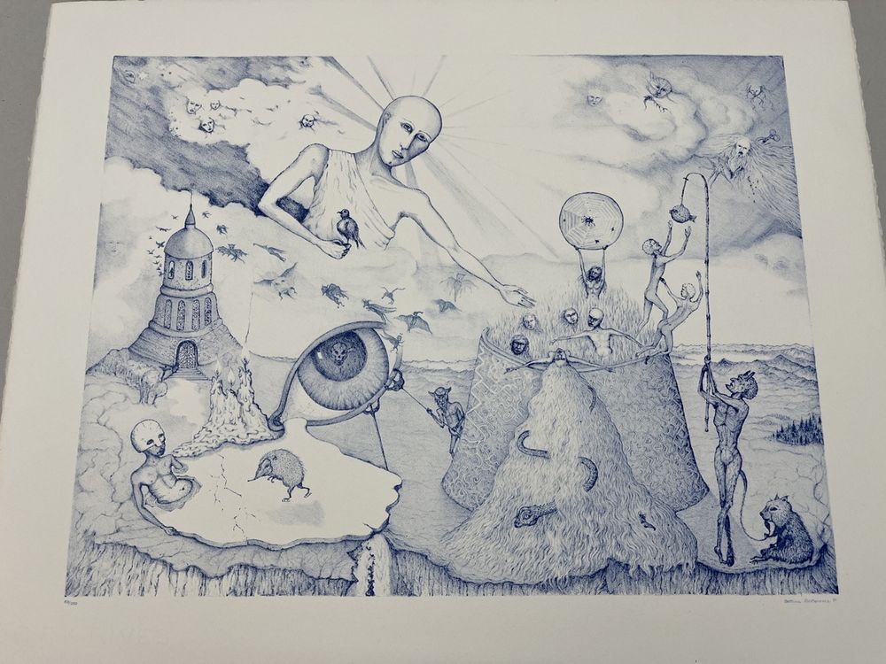 aus Grafiksammlung Lithografie von Bettina Rusterholz 1981 (Gebraucht ...
