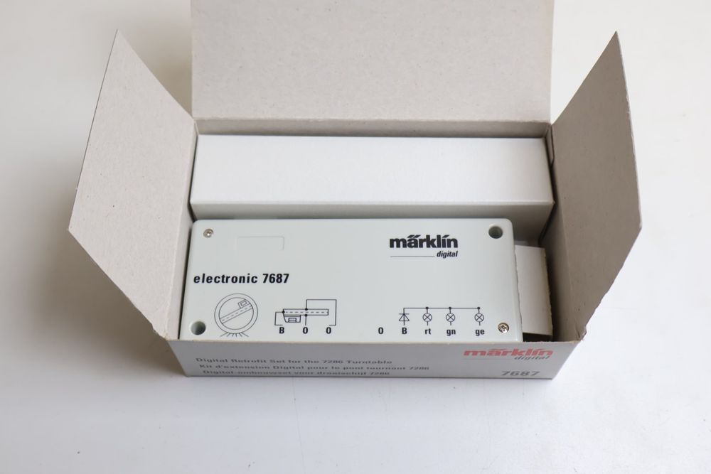 Märklin 7687 Digital Nachrüstset Drehscheibe 7286 - NP 160.- (Gebraucht ...
