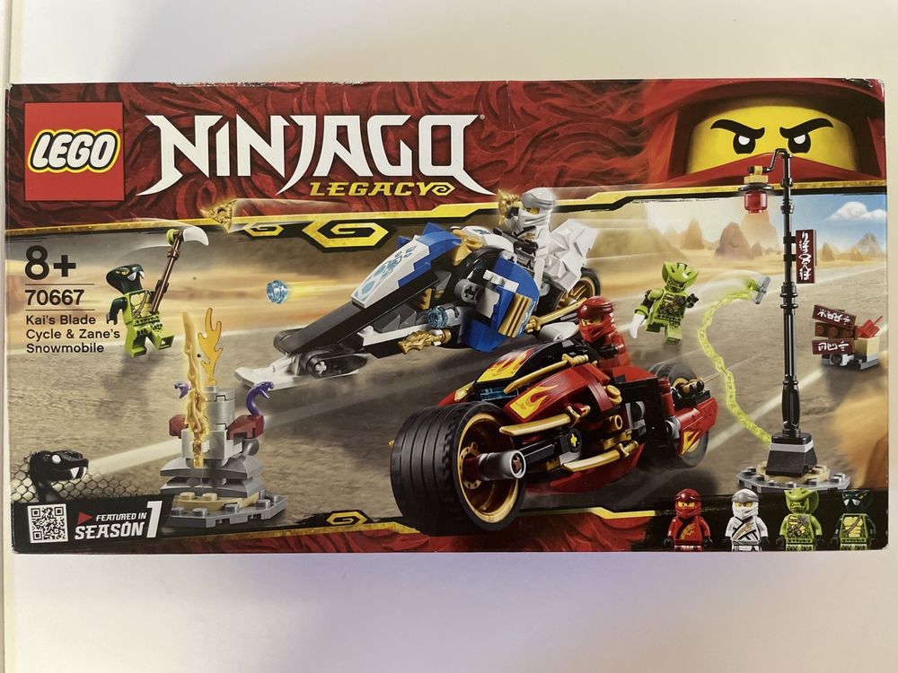 LEGO Ninjago Legacy 70667 Kai's Blade Cycle & Zane's (Gebraucht) in ...