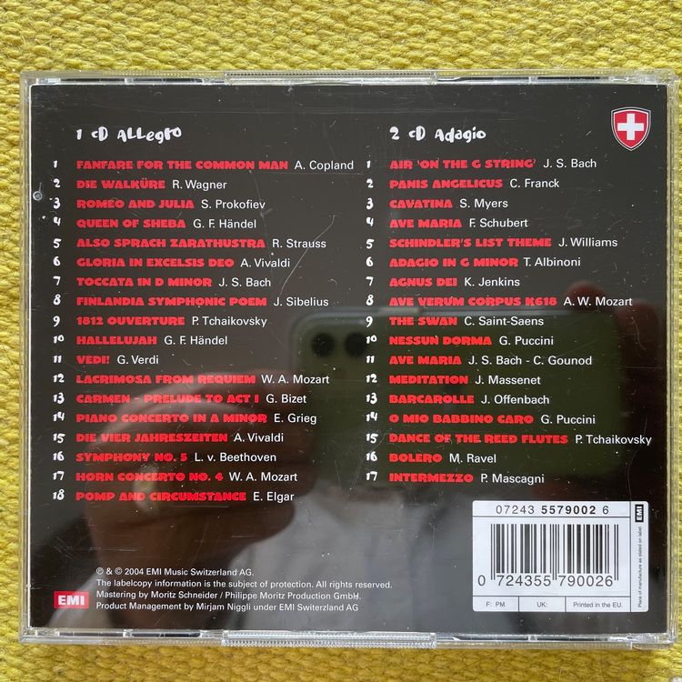 S‘BESCHT KLASSIKALBUM WO‘S GIT-2CD BESCHT KLASSIK ALBUM (Gebraucht) in Rorschacherberg für CHF 4 ...