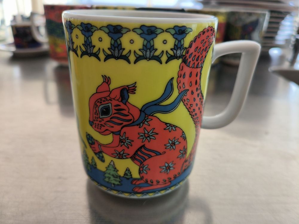 BOPLA Langenthal Tasse / Mug /Becher Serie WILDLIFE SKIA neu (Neu und ...