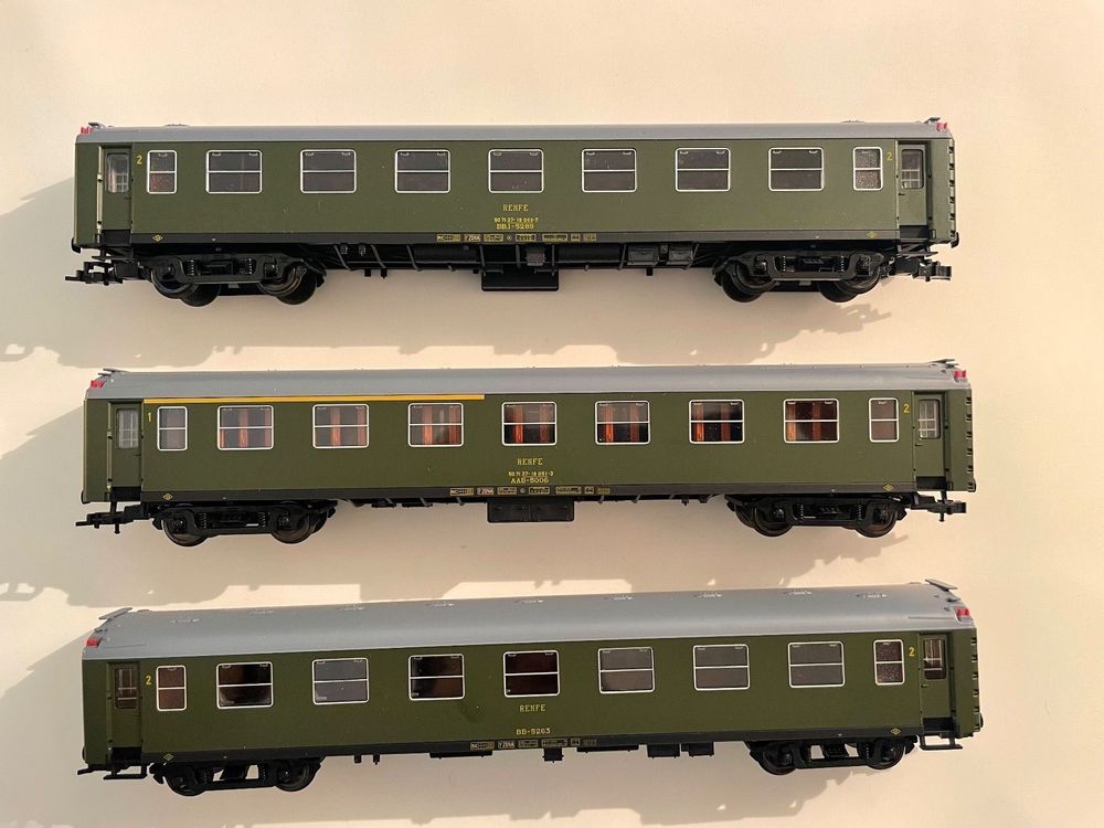 3 Wagen Set Renfe H0 (Electrotren) (Neu (gemäss Beschreibung)) in für ...