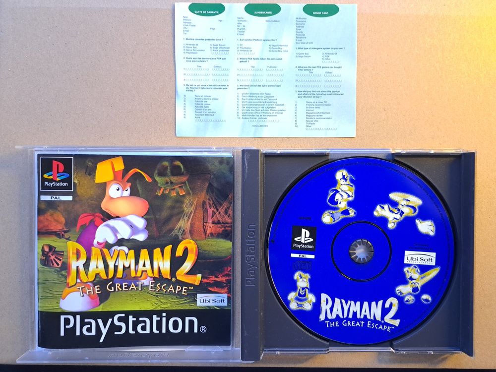 PS1 Set Rayman + Rayman 2 (Gebraucht) in koblenz für CHF 55 – mit ...