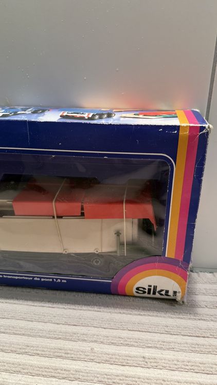 Siku 4013, MACK Schwertransporter mit Strassenbrücke, 1:55 (Neu (gemäss ...