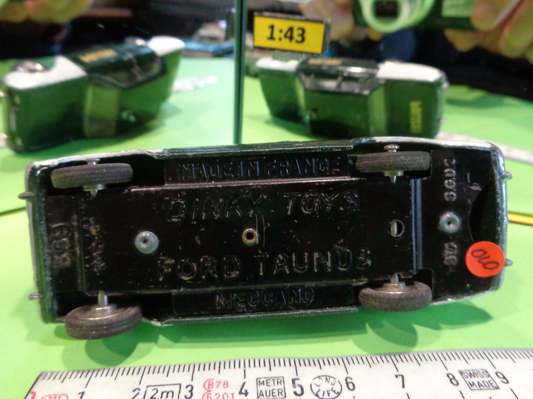 Ford Taunus Polizei 1:43 (ohne Box) Dinky No.559 FR (W10.7) (Gebraucht ...