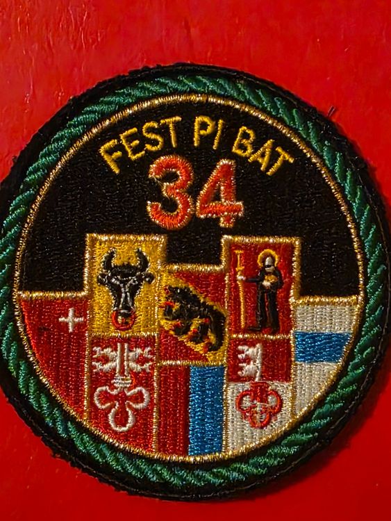 FEST PI BAT 34 Patch Rarität Abzeichen Festung (Neu (gemäss ...