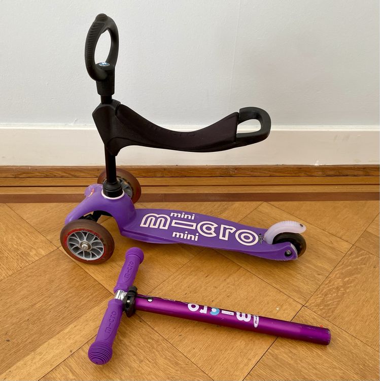 Mini Micro 3in1 Deluxe in Lila mit neuen Griffen (Gebraucht) in Zürich für CHF 39 – mit ...