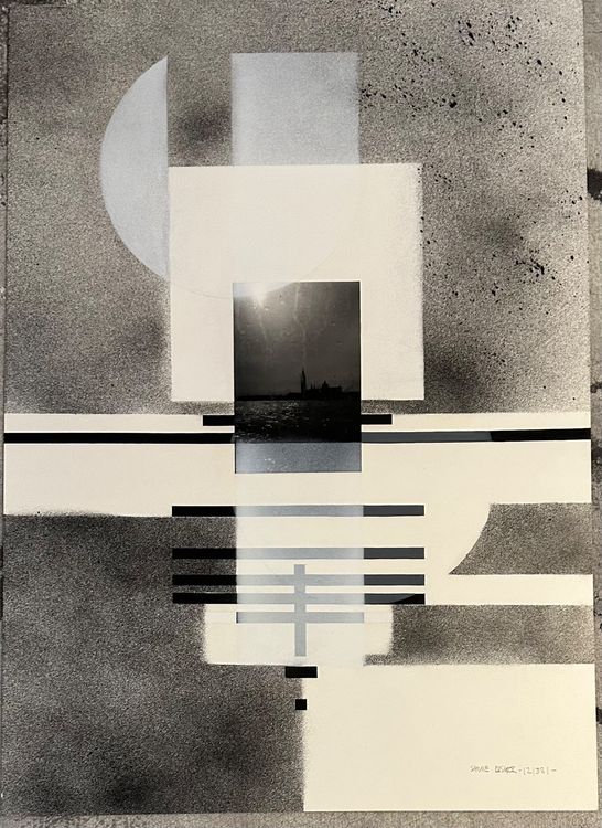 Abstrakte Mischtechnik Collage Unl Sig (Gebraucht) in Hochdorf für CHF 10 – mit Lieferung auf ...