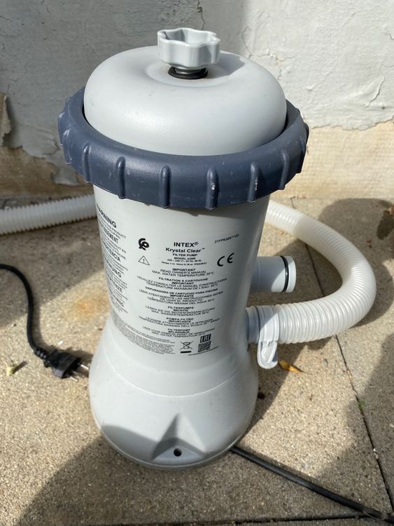 Intex Poolpumpe inkl. neuem Filter | Kaufen auf Ricardo