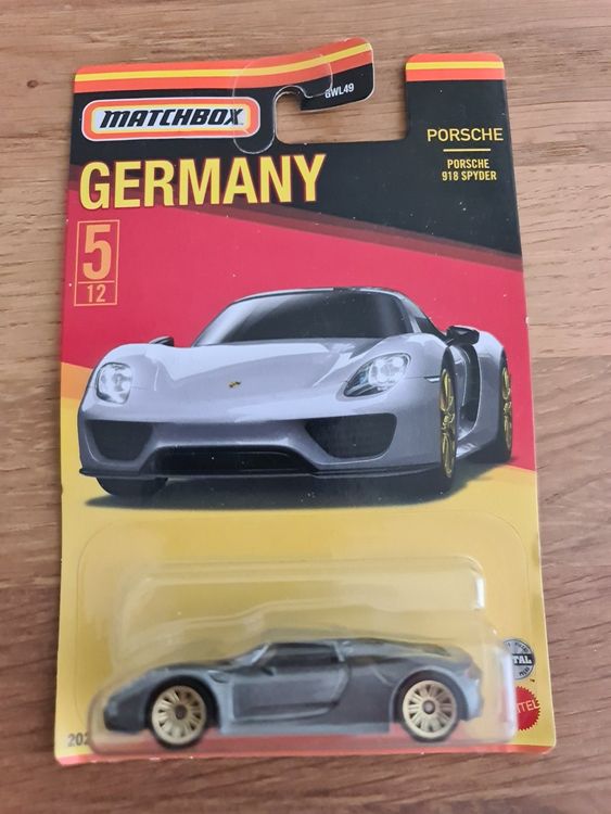 Matchbox Germany 2022 Porsche 918 Spyder 5/10 | Kaufen auf Ricardo
