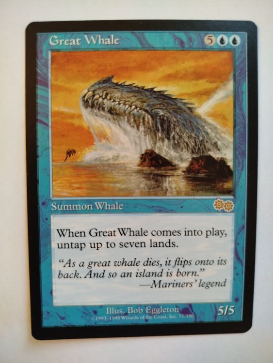 MTG Great Whale, Urza's Saga (Gebraucht) in Konolfingen für CHF 7 – mit ...