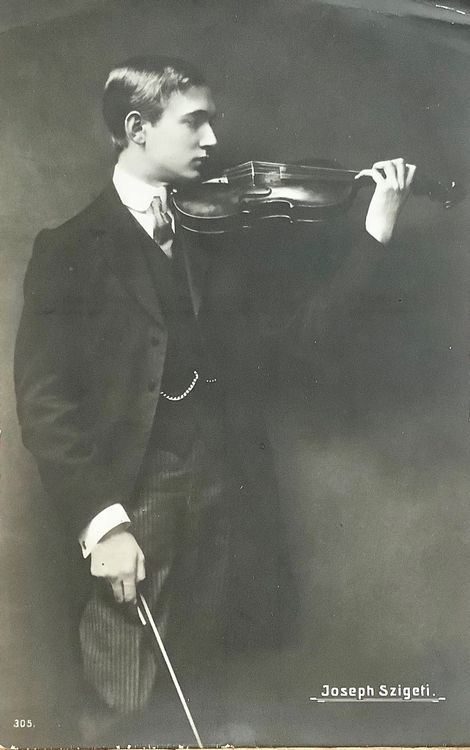 Alte Foto AK - Vom US / Ungarischer Violinist Joseph Szigeti (Gebraucht ...