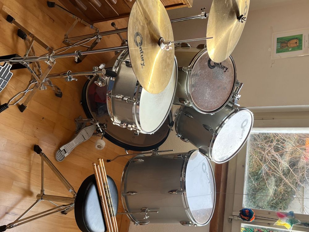Schlagzeug Century, Komplettes Set für angehende Musiker! (Gebraucht ...