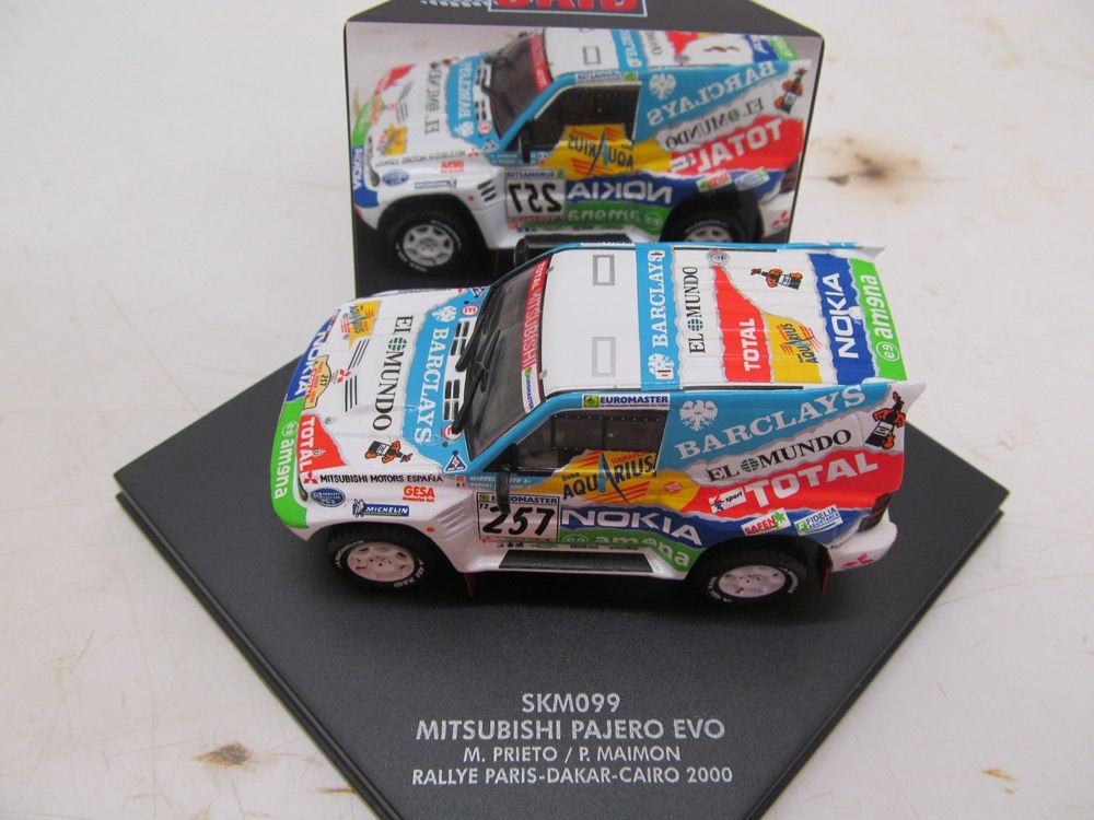 MITSUBISHI PAJERO EVO RALLYE PARIS DAKAR 2000 1:43 (Neu (gemäss ...