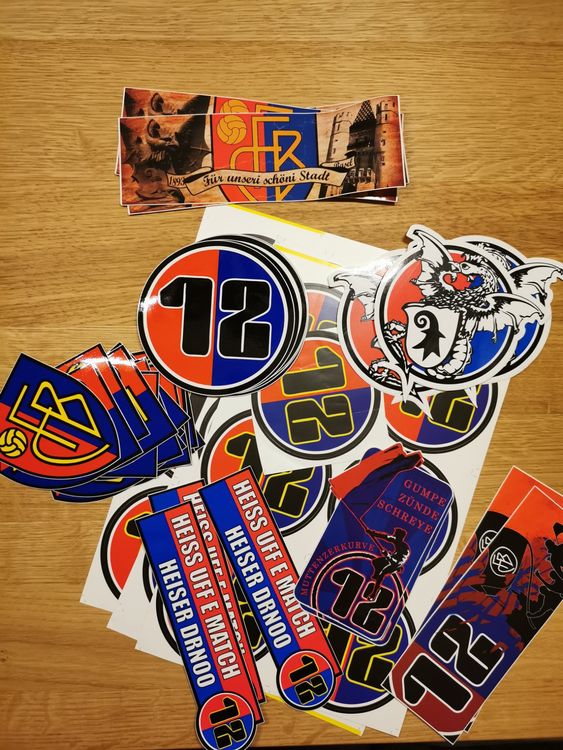Fc Basel Sticker (Neu (gemäss Beschreibung)) in Muttenz für CHF 21 ...