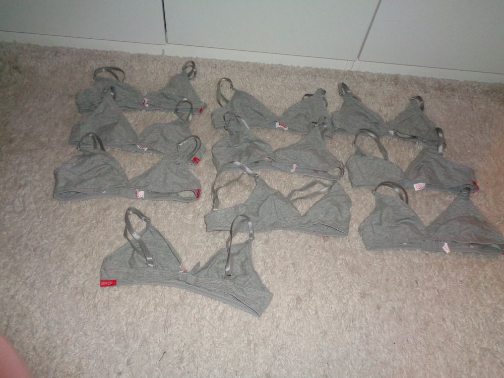 BH Lot *** / 10 Stück in Grau / 70A | Kaufen auf Ricardo