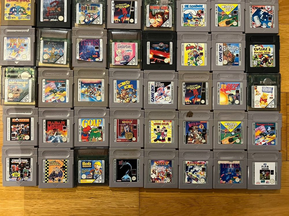 64 x Nintendo Game Boy Classic / Game Boy Color Spiele | Kaufen auf Ricardo