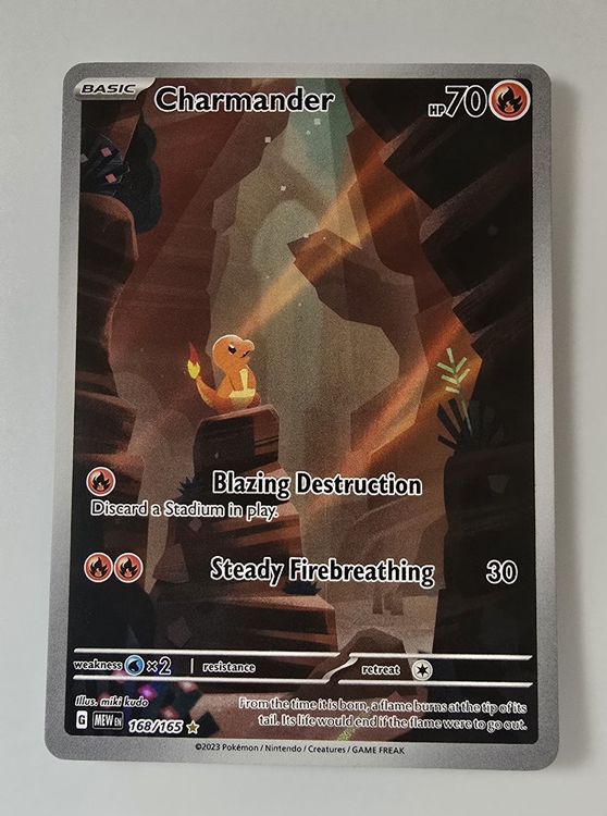 Carte Pokémon charmander 168/165 (Neu (gemäss Beschreibung)) in ...