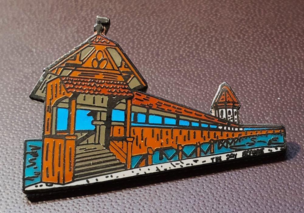 S479 - Pin Luzern Kapellbrücke - 660 Jahre alt 1333 - 1993 | Kaufen auf Ricardo