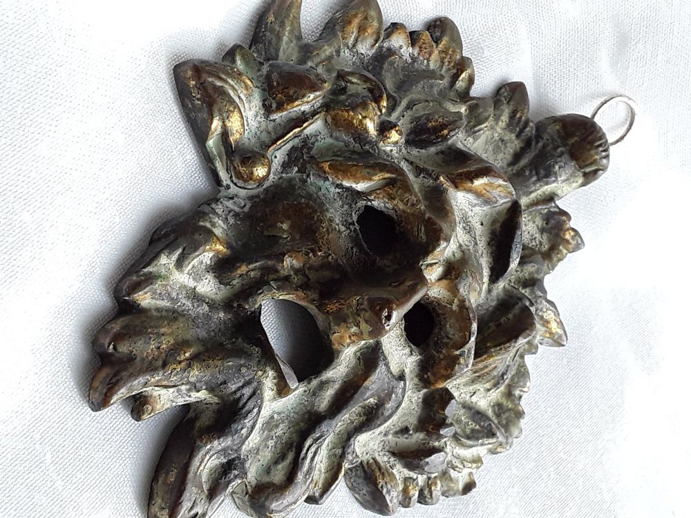 Antike Eisen Wand Skulptur bärtiger Mann | Kaufen auf Ricardo