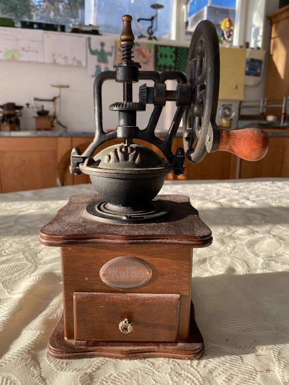 Antike Kaffeemühle Holz Metall | Kaufen auf Ricardo