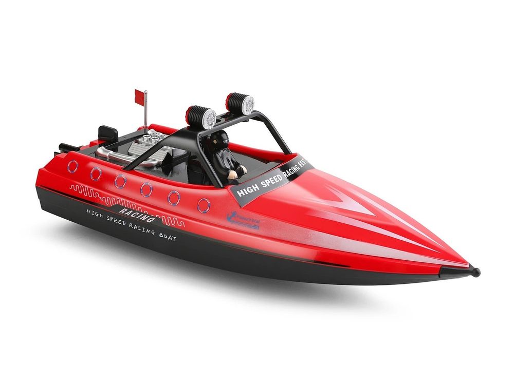 RC Rennboot Jet-Boot Racing Boat - rot - RTR-Set (Neu und ...