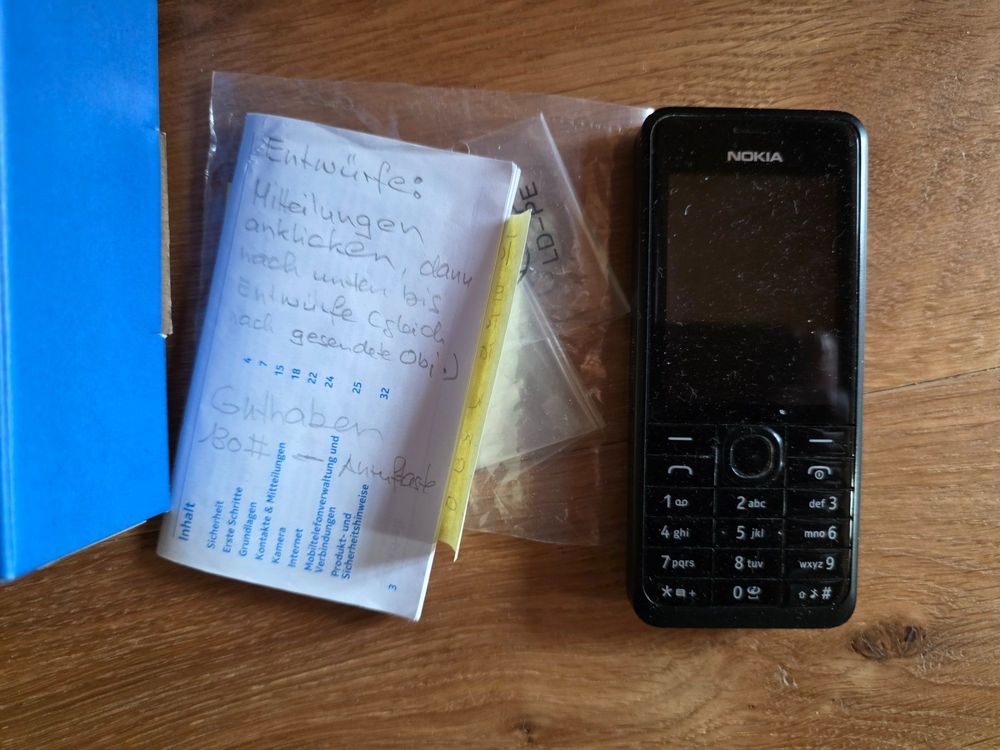 Handy Nokia 301 - Senioren Telefon - 3.2 MP Smart Camera (Gebraucht) in ...