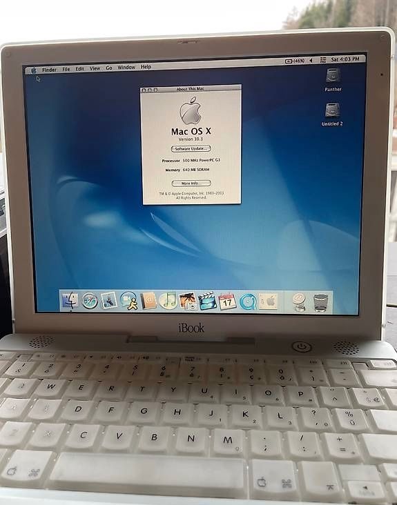 iBook G3 2001 mit Laptop tasche (Gebraucht) in Oberägeri für CHF 40 ...