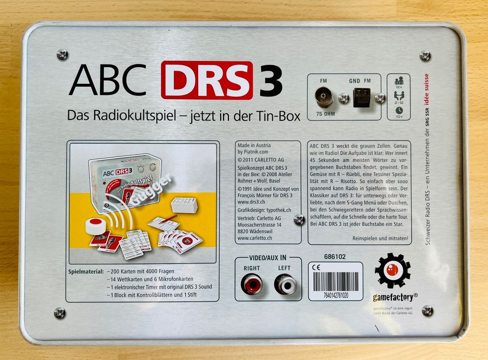 ABC DRS3 das Radio-Kultspiel - Jubiläumsausgabe (Neu (gemäss ...